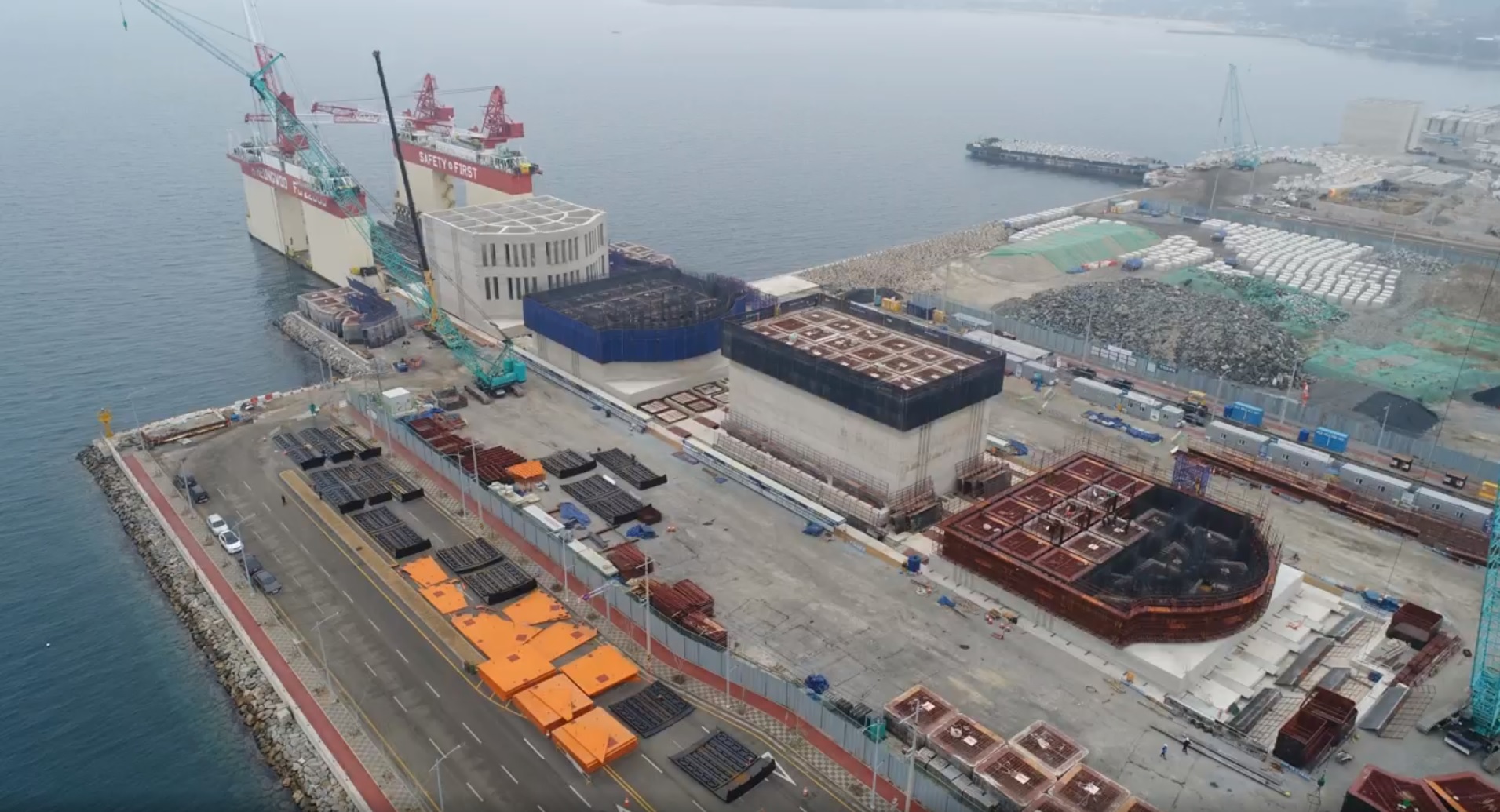 Project update: Ulleung-do reclamation project - Bygging Uddemann