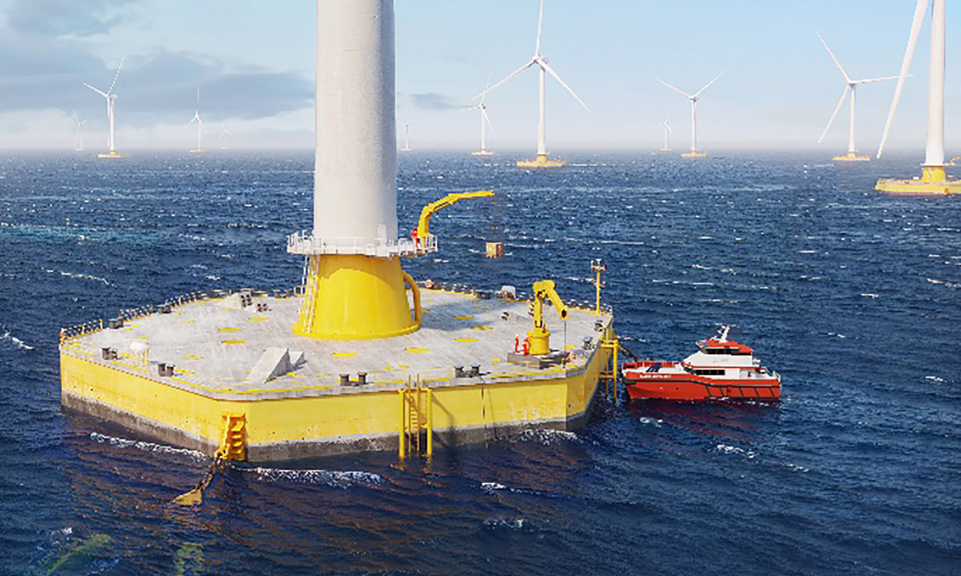 Construction phase of protoype for the TRIWIND floater! - Bygging Uddemann